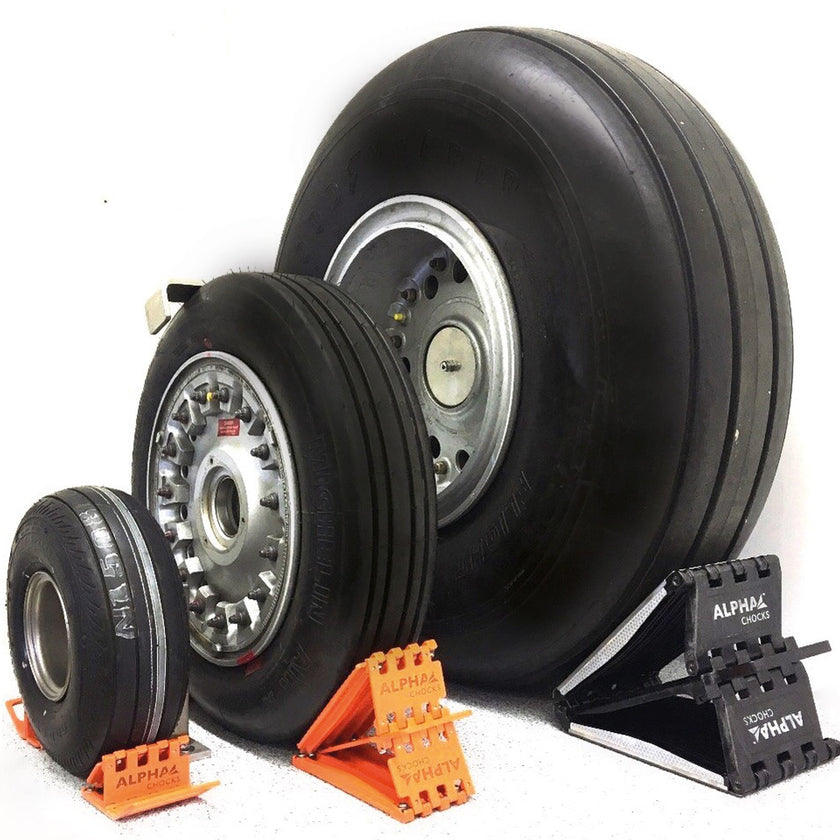 Alphachocks the safest and lightest aircraft chocks